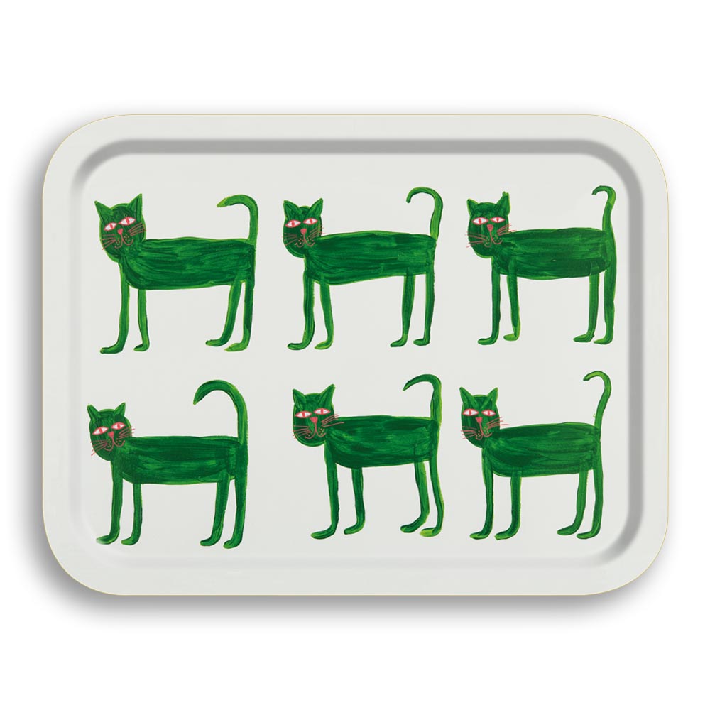 Cat Clowder Birchwood Tray for Serving and Gifting