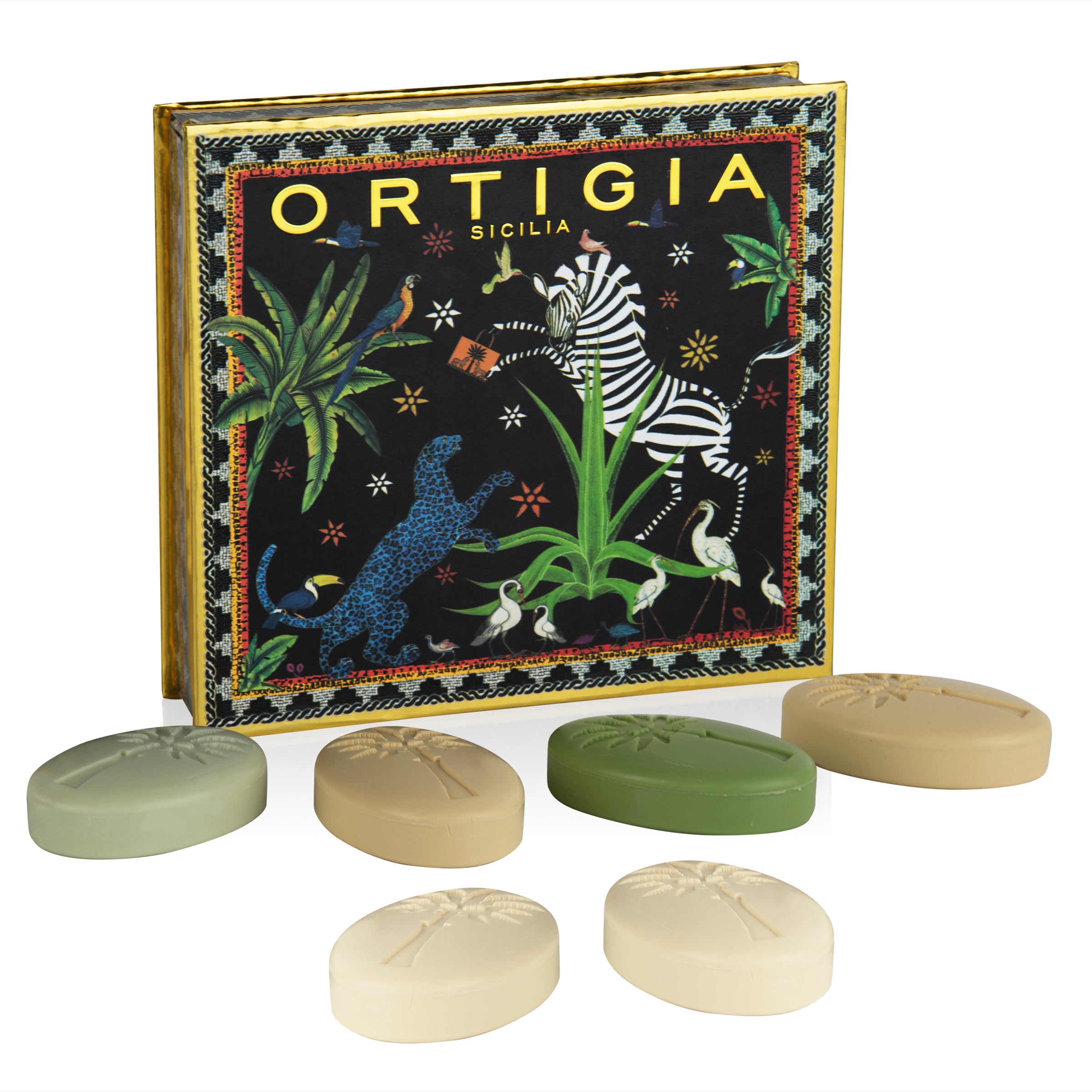 Ortigia 'Jungle' Soap 25g x 6 – Woods Fine Linens