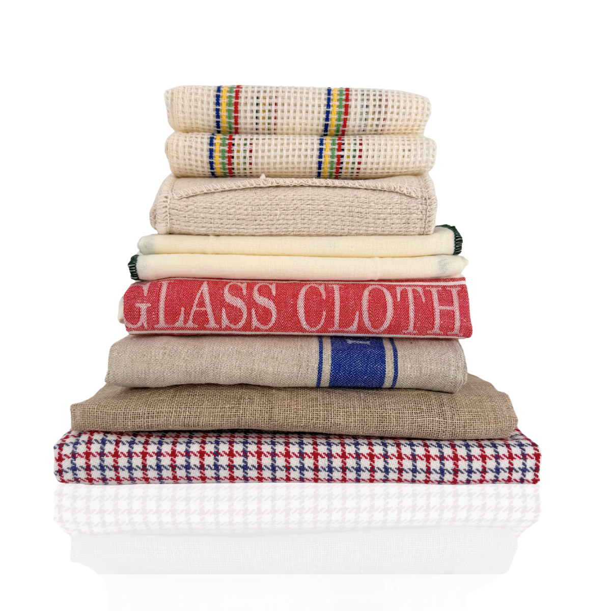 Buy Coloured and Plain Tea Towels and Glass Cloths | Woods Fine Linens